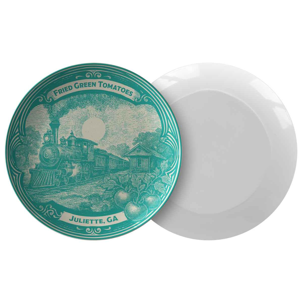 FGT Train Plate 1 – Fried Green Tomatoes